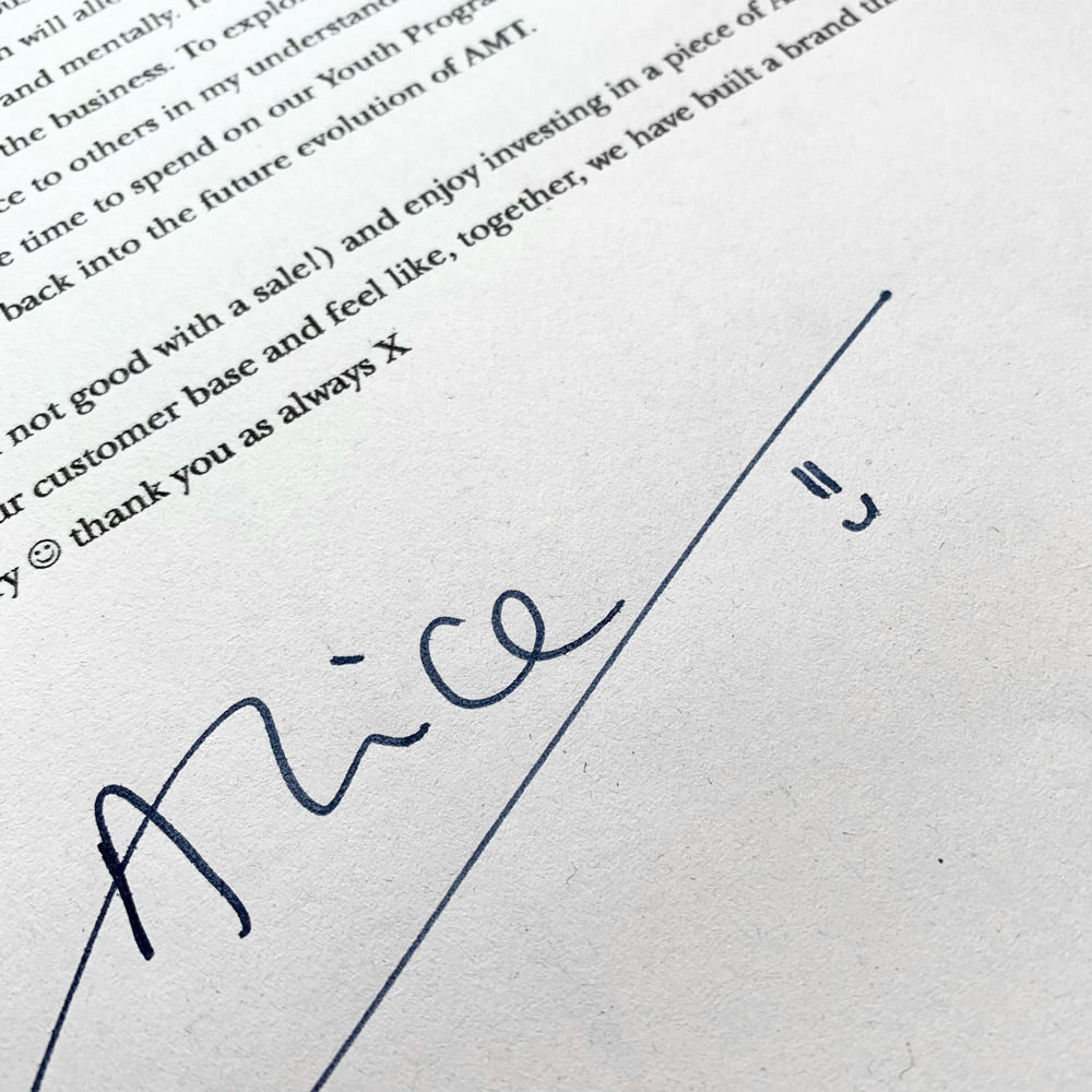 Alice Made This | Less is more | A message from Alice