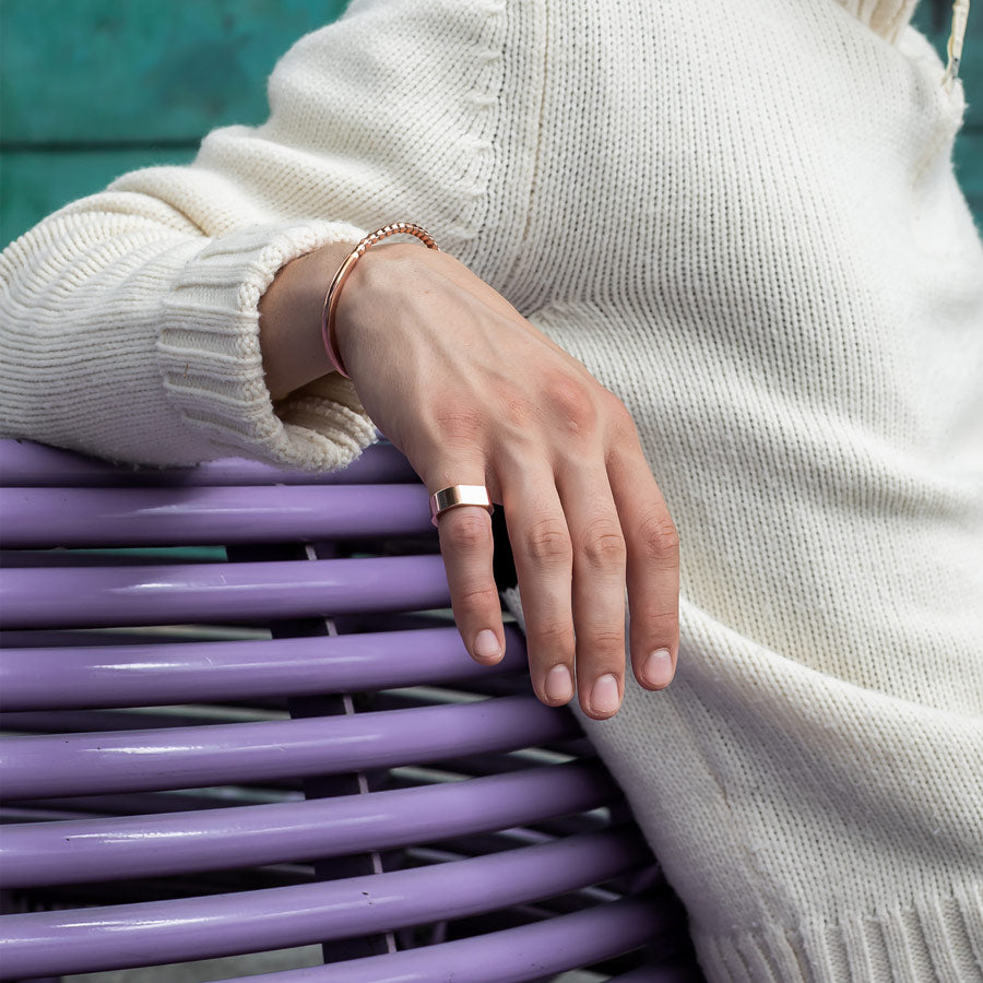 Alice Made This | Luxury Men's Rings | Designer Signet Rings in Copper ...