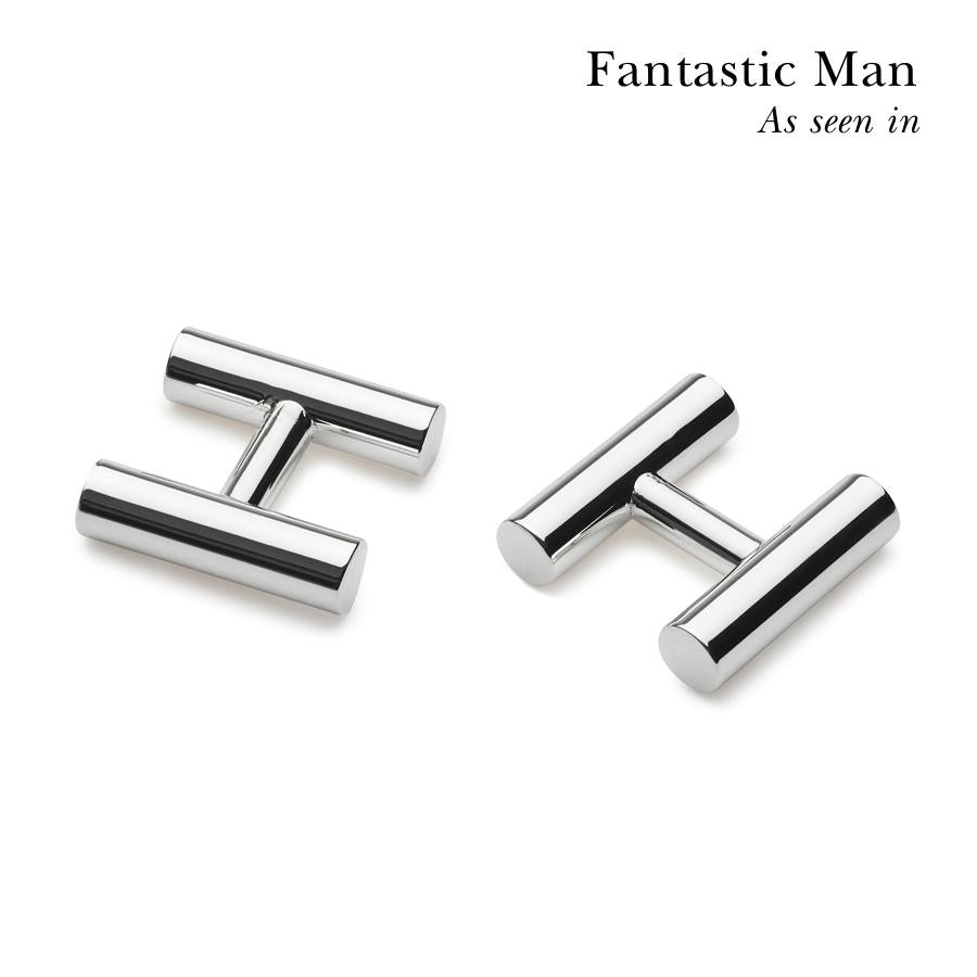 Alice Made This | Kitson Designer Silver Cufflinks for Men